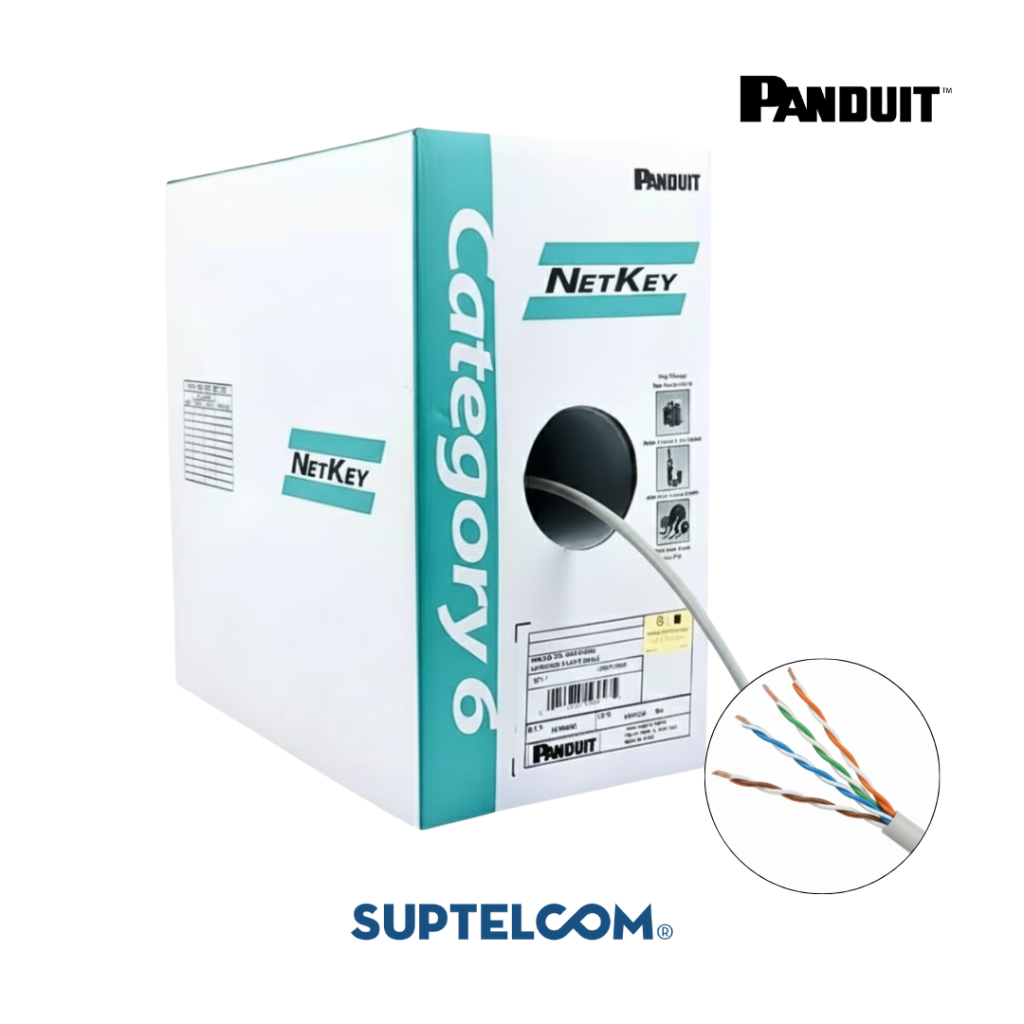 NUC6CR04IG-CE Cable U/UTP Cat6 Gris Panduit | Suptelcom